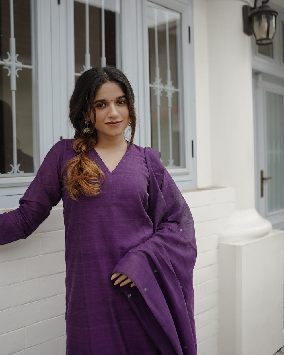 Elevate Everyday Elegance with Vedora's Signature Cotton Kurta Set